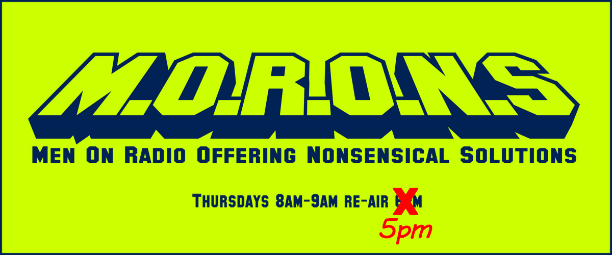 Men on Radio Offering Nonsensical Solutions