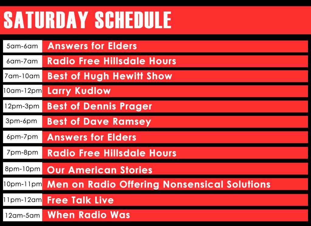Radio Schedule